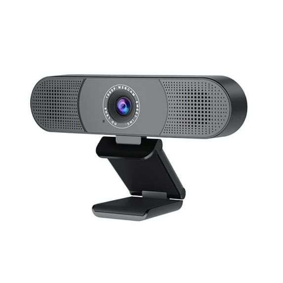 3-in-1 1080P HD Webcam USB Web Camera with 2 Speakers & 4 Microphones ...