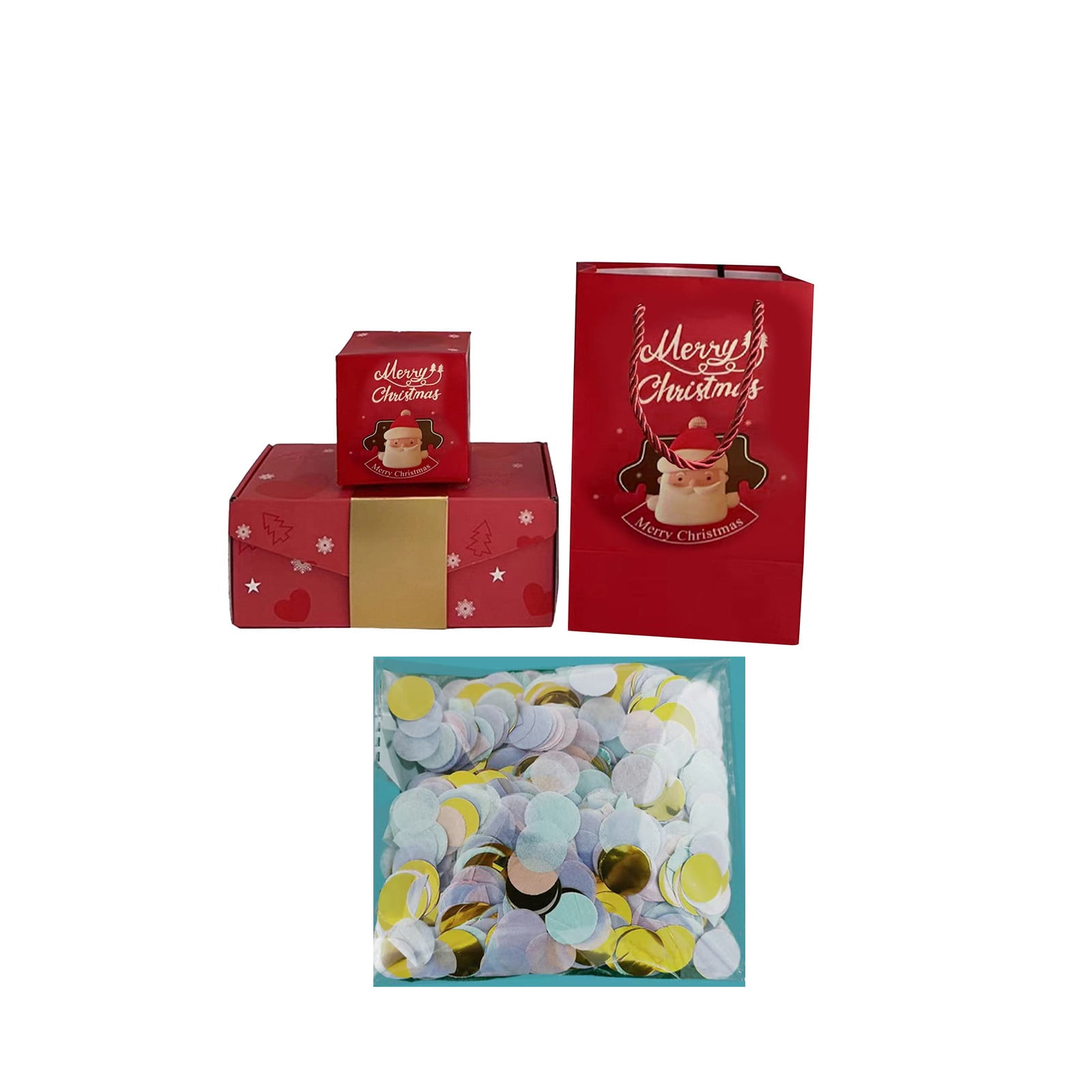 3-in-1 10pcs Christmas Surprise Gift Box Set with Bouncing Mechanism ...