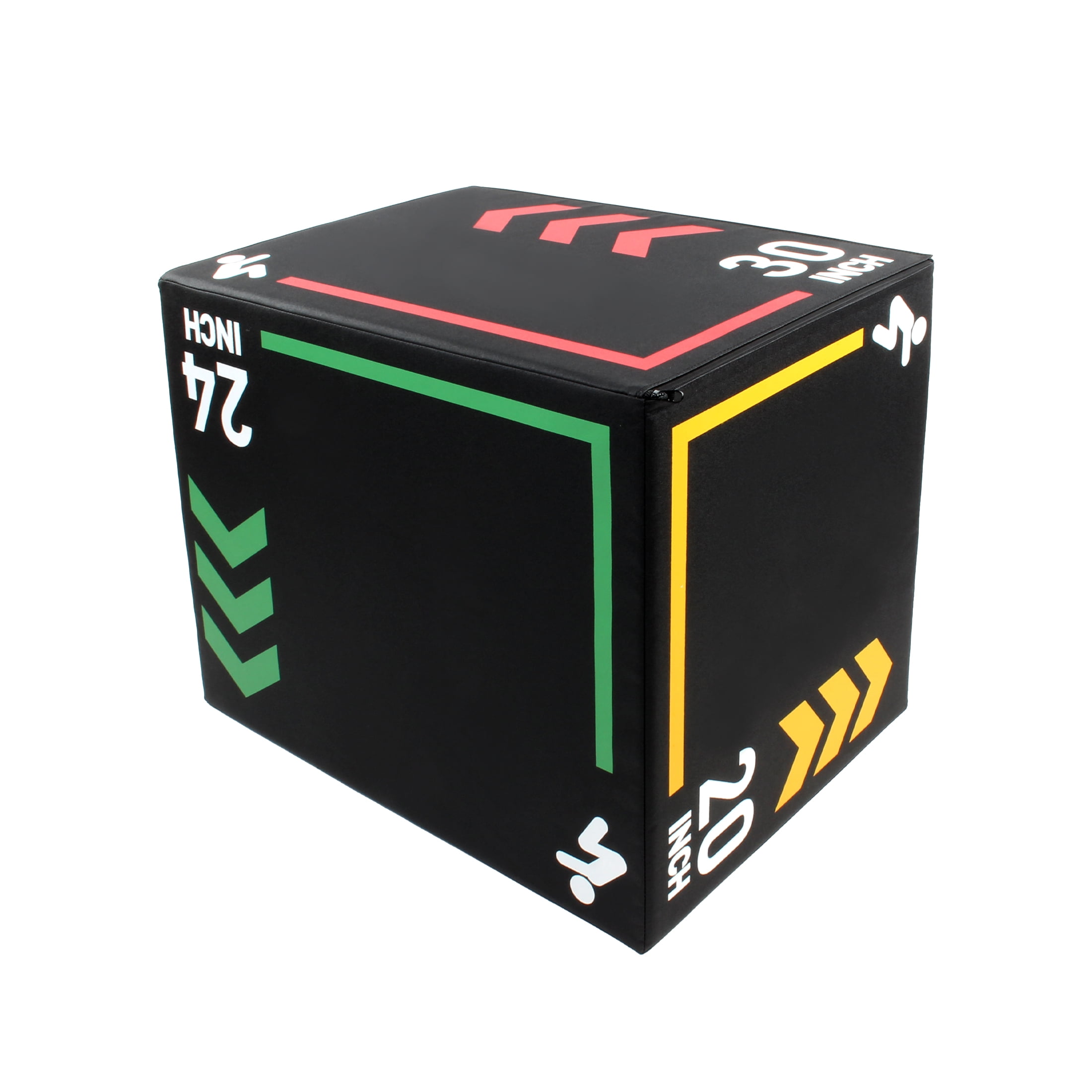 3-in-1 20''x24''x30'' Soft Plyo Box Wooden Core, Foam for Jumping ...