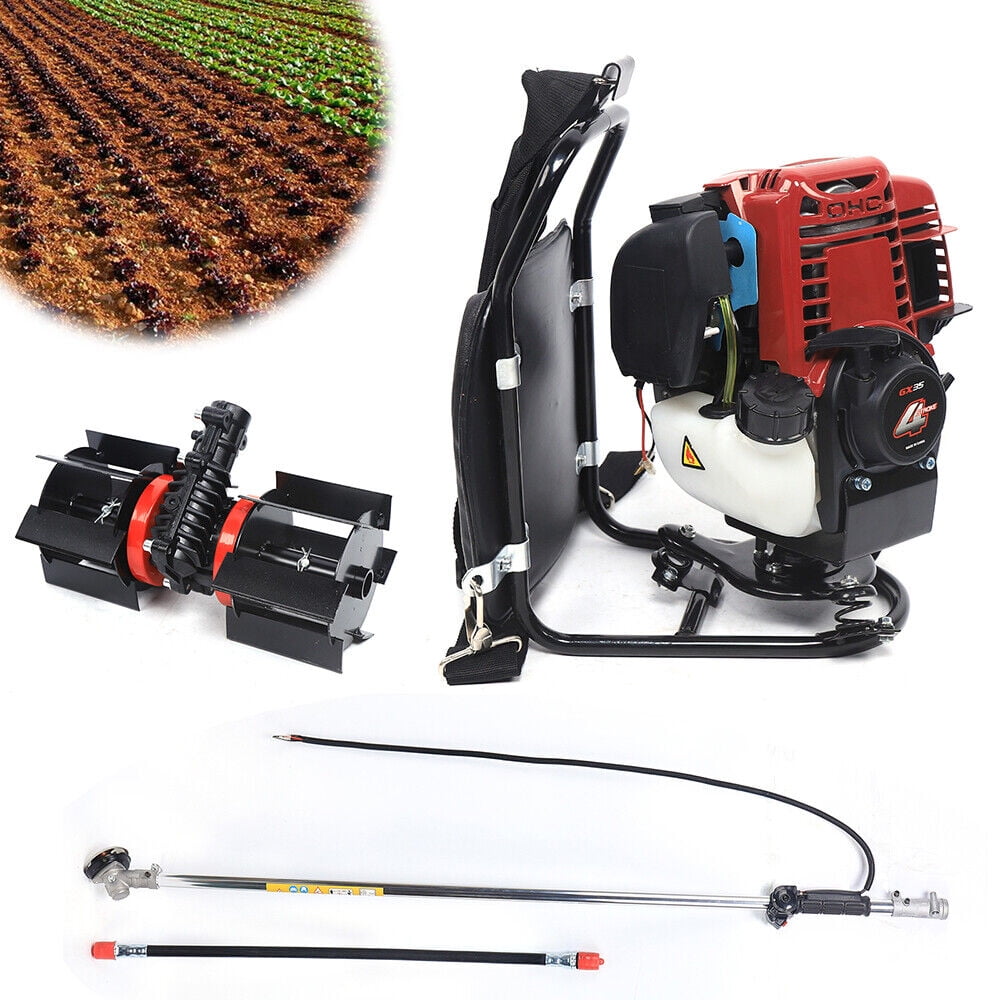 3 in 1 35.4CC 4 Stroke Backpack Gas Garden Brush Cutter Grass Trimmer ...