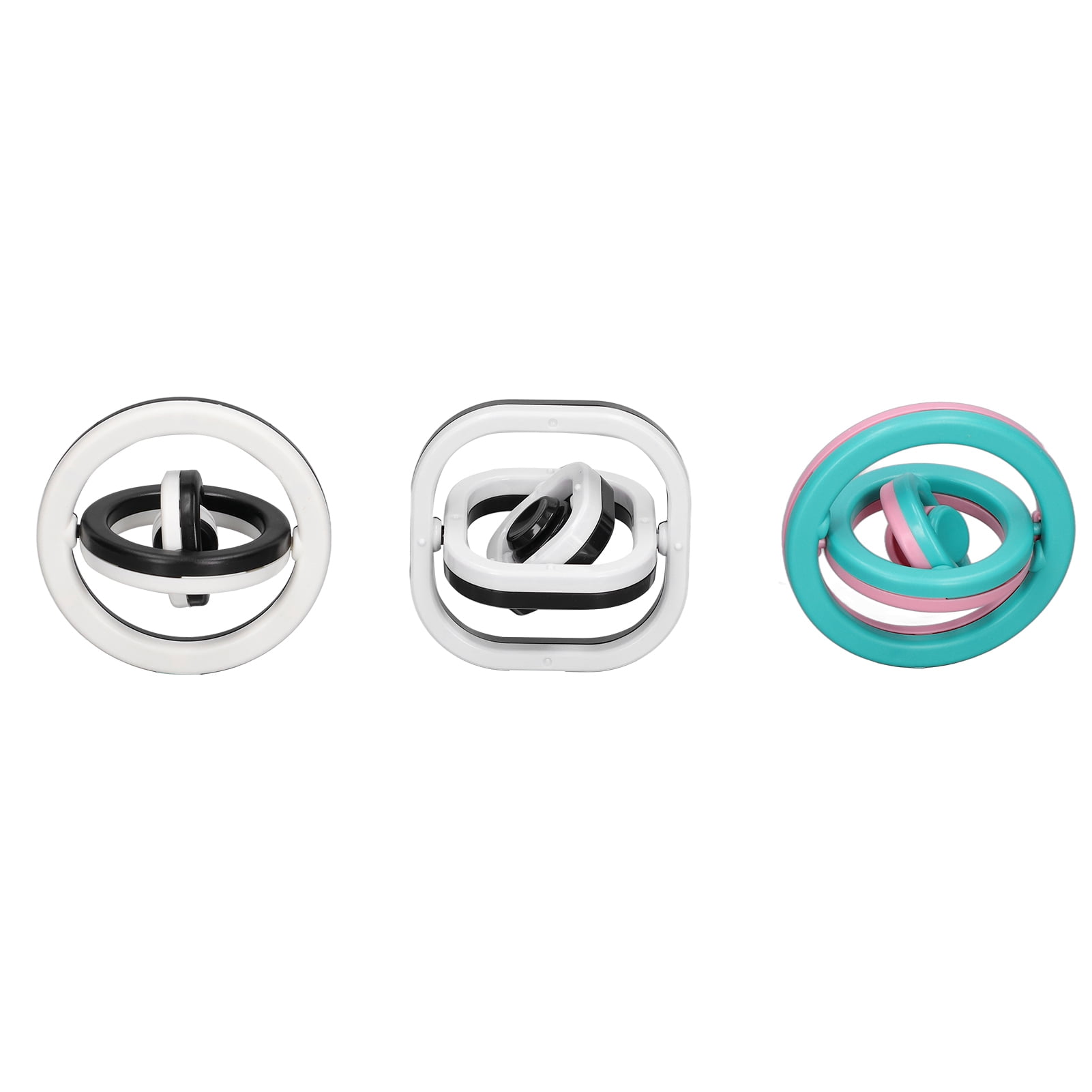 3 in 1 3D Gyroscopes Infinite Flip Multiaxial Circle Anxiety Relief ...