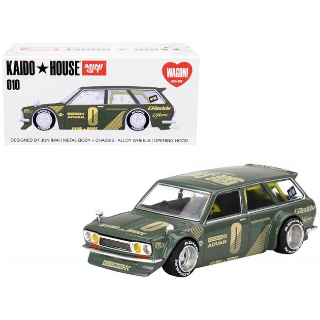 3 in. 1-64 Scale Diecast 1971 Datsun 510 Wagon Kaido House Special ...