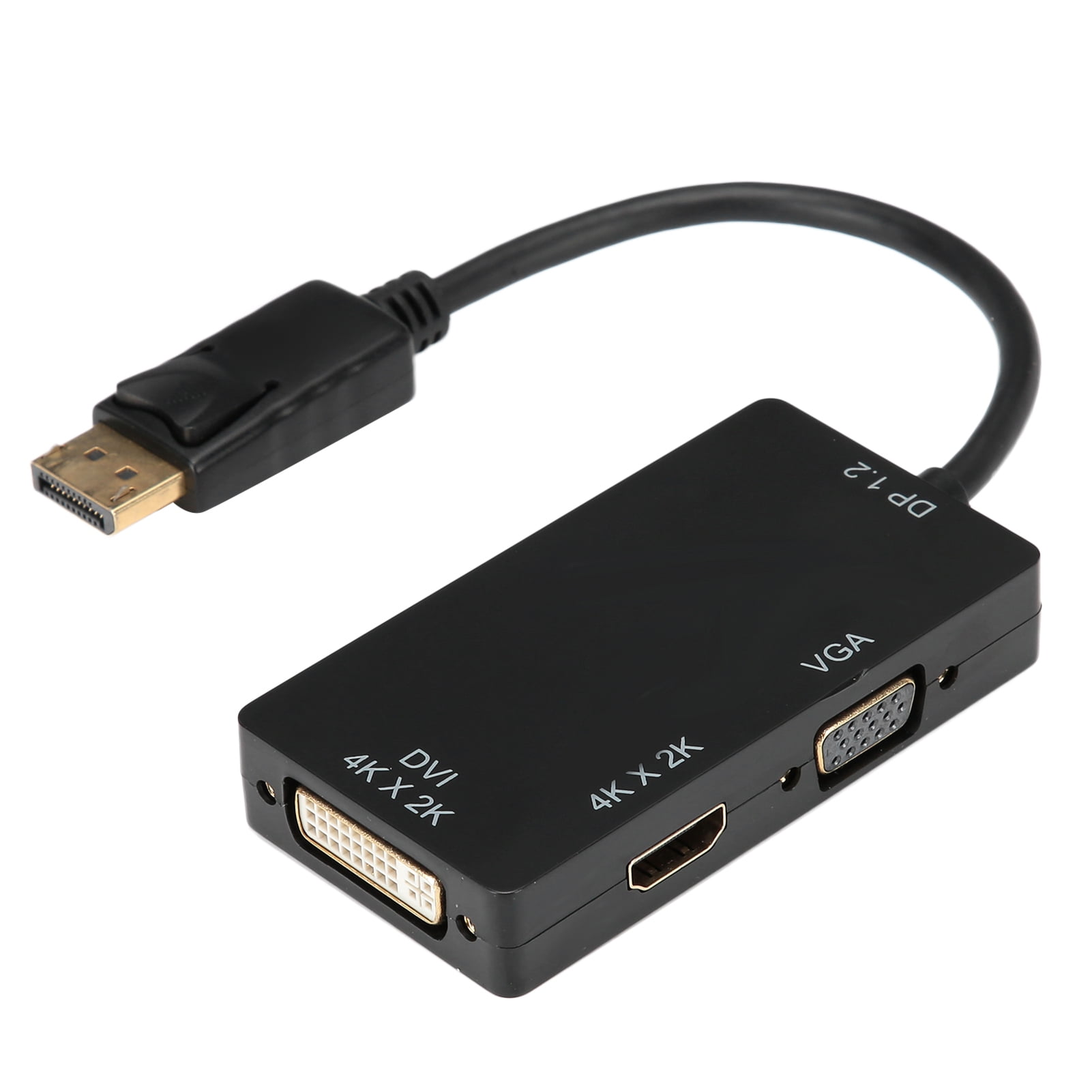 3-in-1 Adapter Displayport to HDMI/VGA/DVI Multifunction High ...