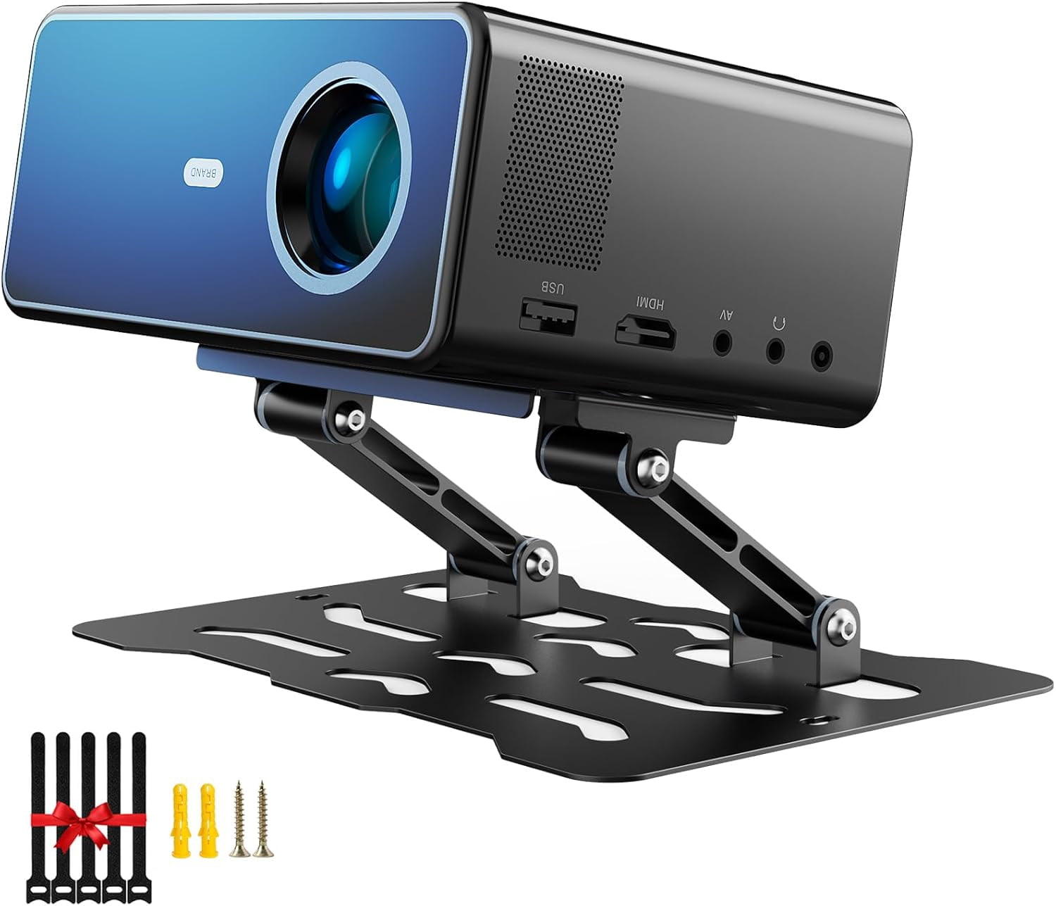3-in-1 Adjustable Projector Mount Stand – Universal Ceiling/Wall/Table ...