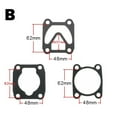 3 In 1 Air Compressor Cylinder Head Base Valve Plate Gaskets Washers ...