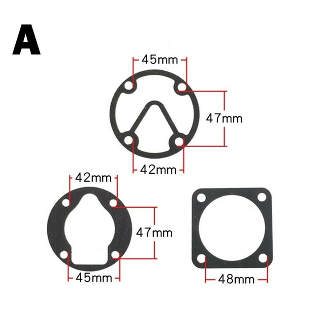 3-in-1 Air Compressor Repair Kit Cylinder Head Valve Plate Gaskets ...