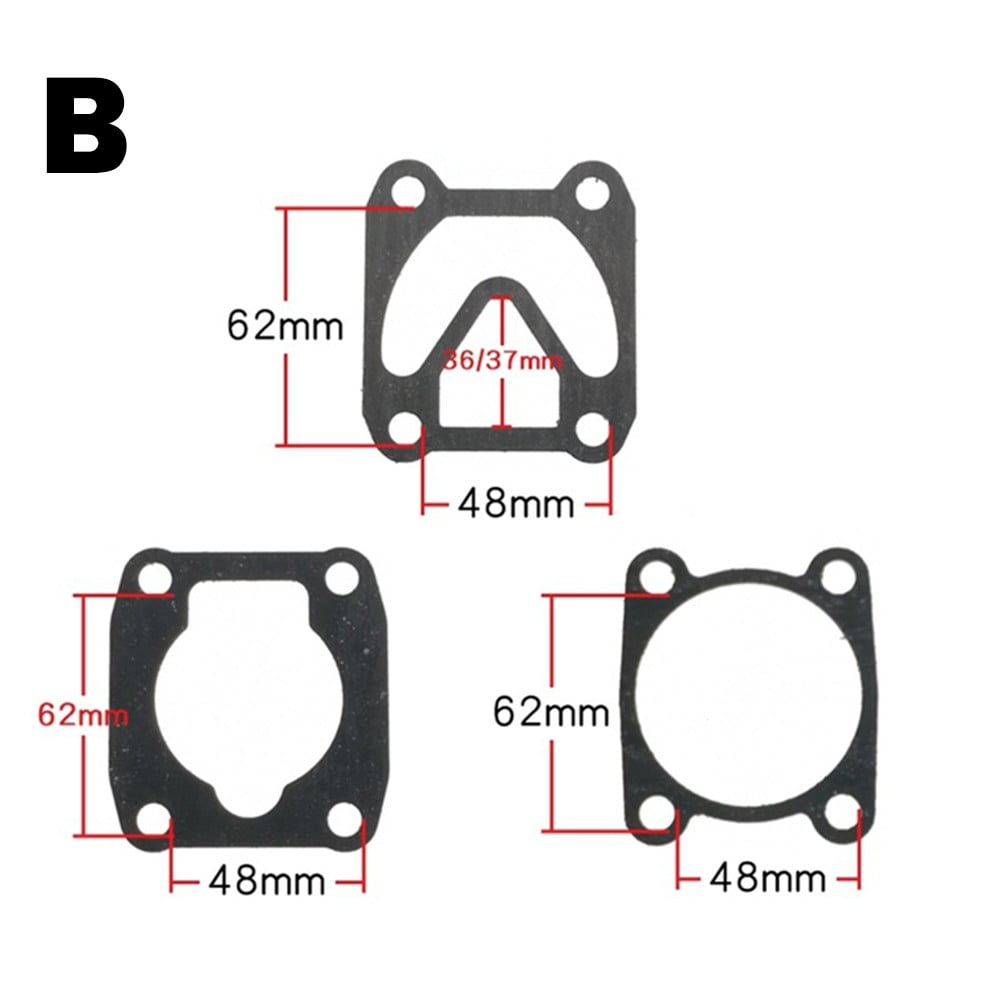 3-in-1 Air Compressor Repair Kit Cylinder Head Valve Plate Gaskets ...