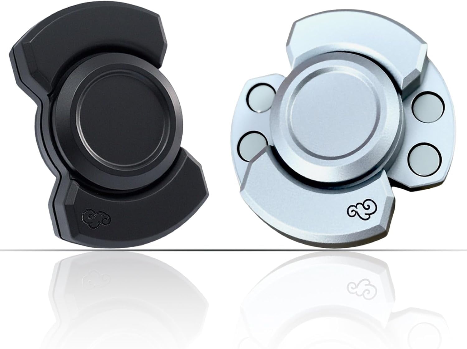 3-in-1 Alloy Fidget Spinner - Click,Slide & Spin Modes,Ultra-Silent ...