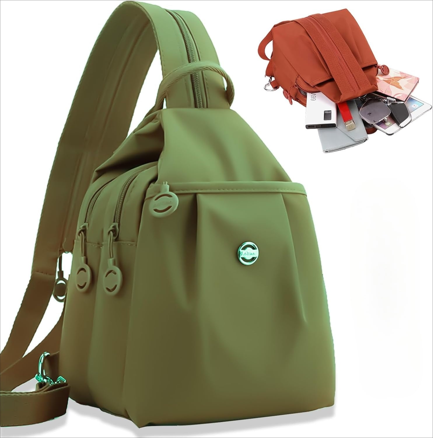 3 in 1 Anti-Theft Travel Tote Bag, Waterproof 2-Way Convertible ...
