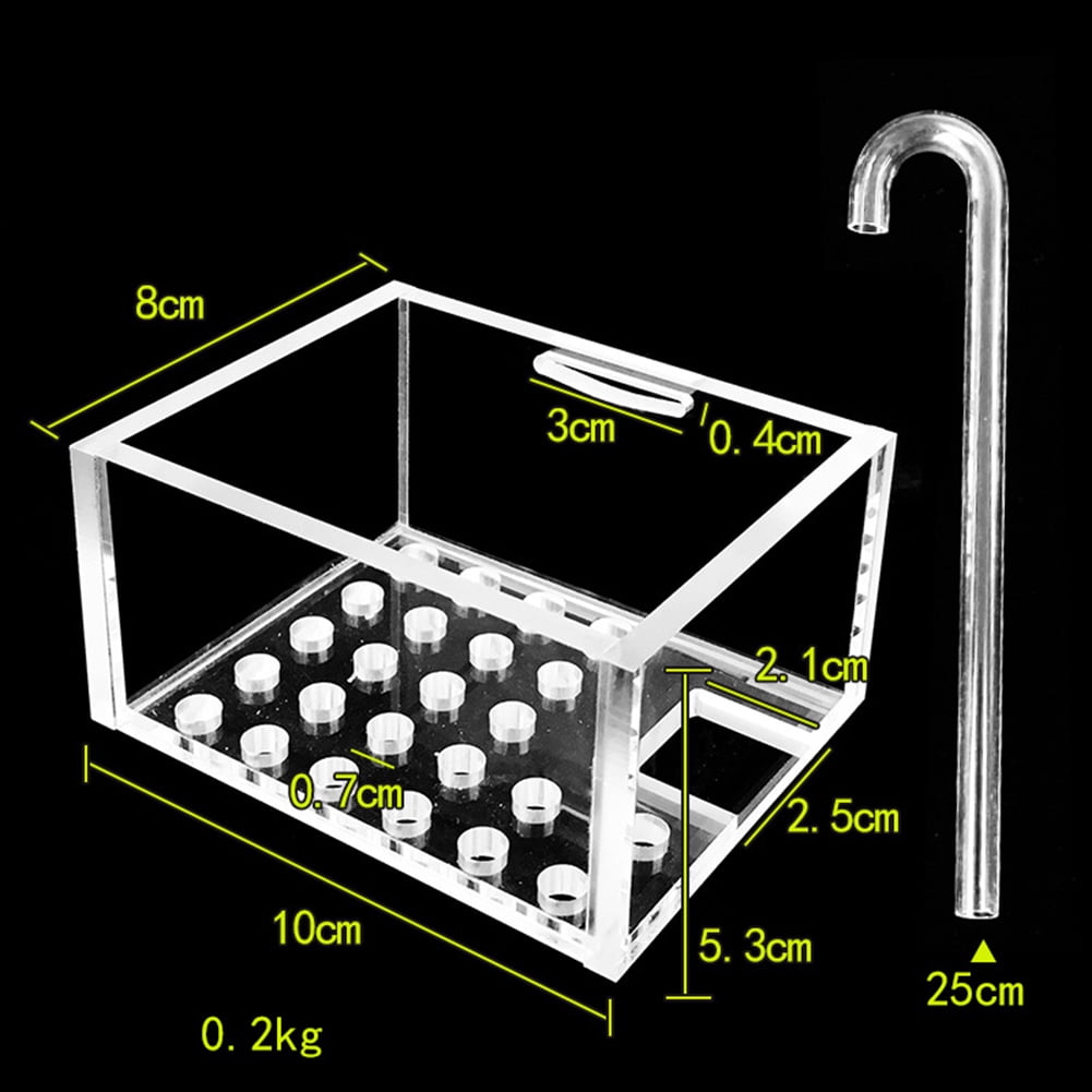 3-in-1 Aquarium Filter Boxes Transparent Acrylic Externa Hanging Water ...