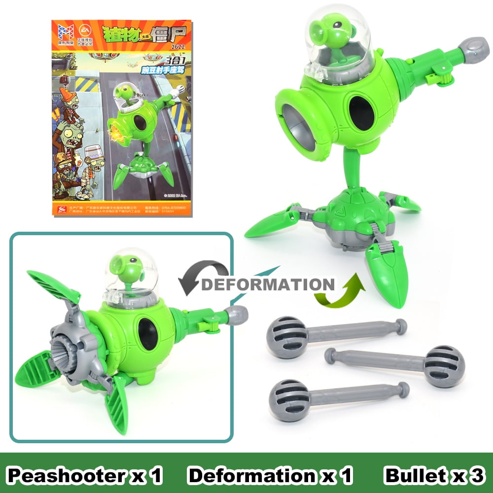 3 in 1 Assembly Deformation Toys For Boys Robot Doll PVZ Plant Vs ...