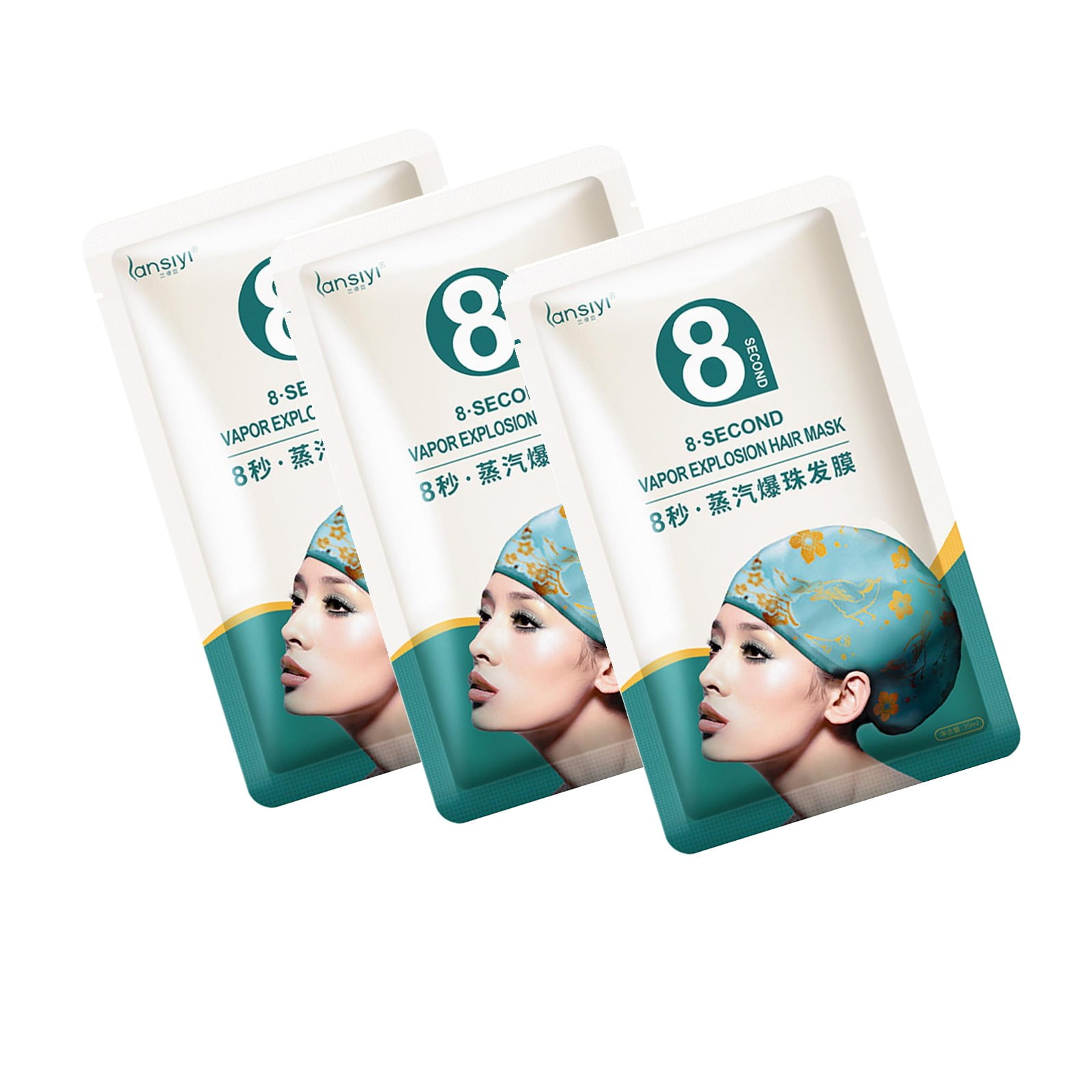 3-in-1 Automatic Heating Steam Hair Mask Keratin Repair new Damaged ...