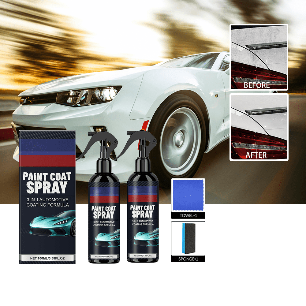 3-in-1 Automotive Paint Coat Spray, Ceramic Coating for Cars Polish ...