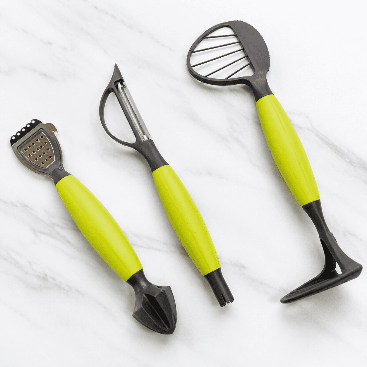 3-in-1 Avocado Prep Tool Set, Comfort Non-Slip Grip Avocado Peeler ...