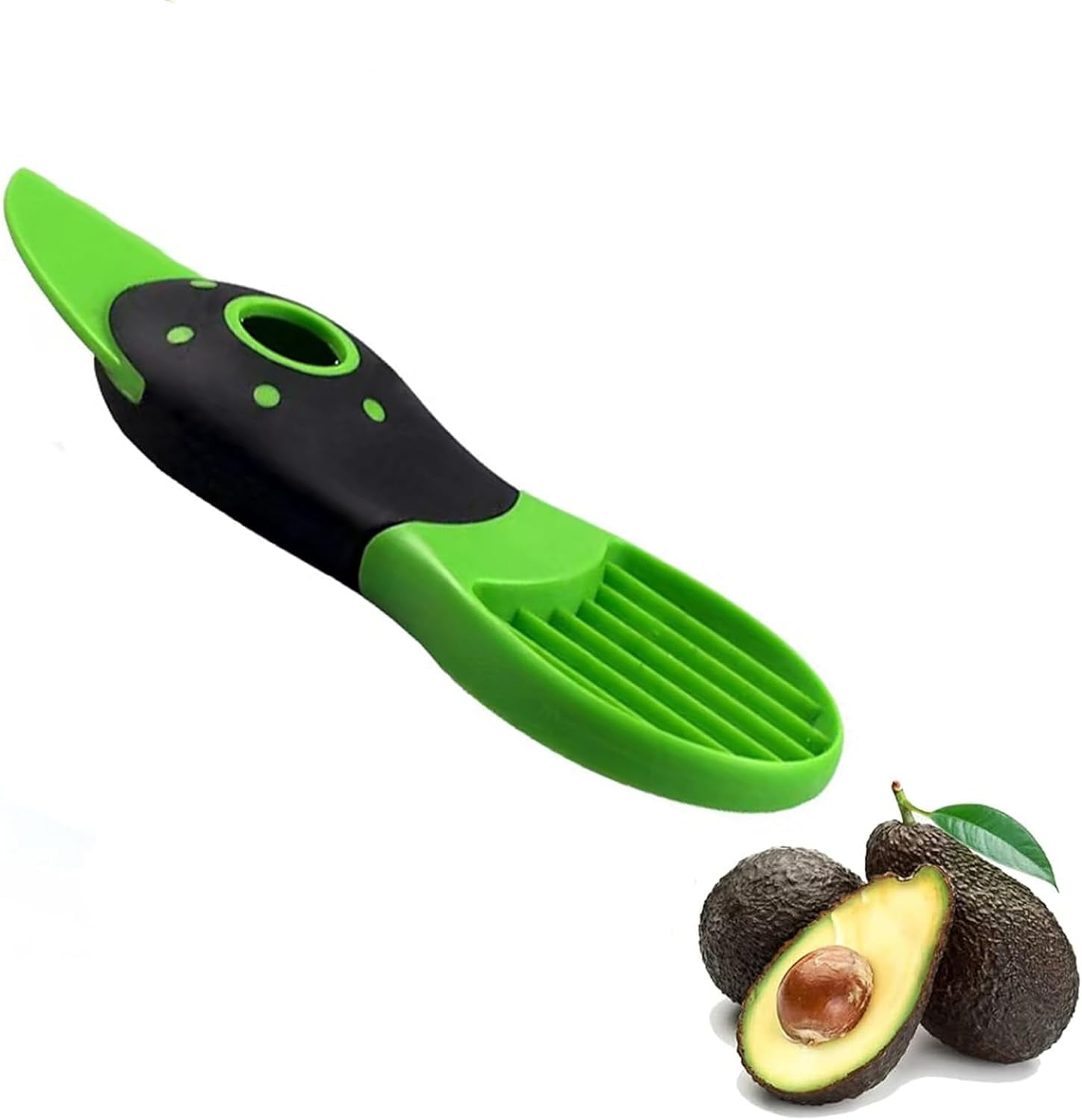 3-in-1 Avocado Slicer for Effortless Pitting, Slicing, and Scooping ...