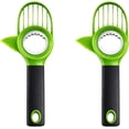 3-in-1 Avocado Tool Set - Split, Pit, and Slice - Includes Slicer ...