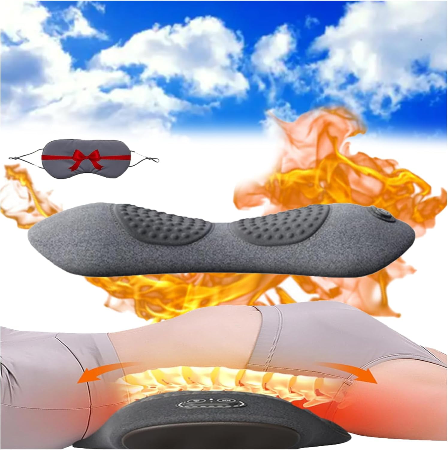 3 in 1 Back Massager, 3 in 1 Back Massager for Neck, Shoulder and Back ...