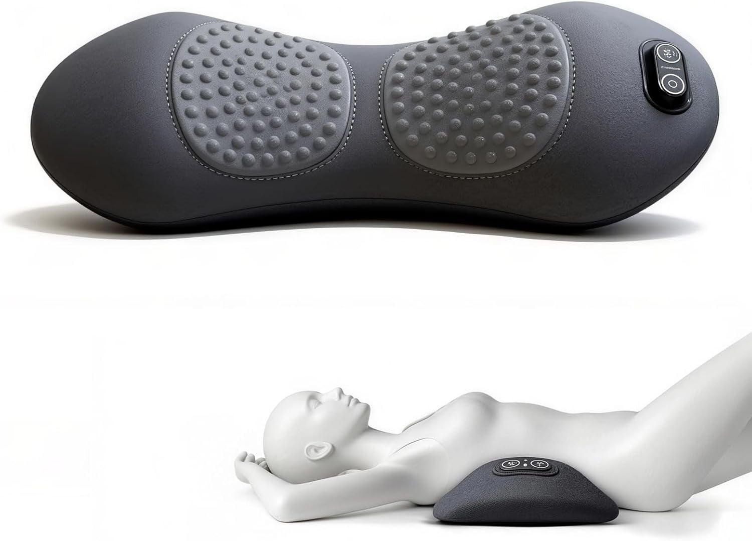 3 in 1 Back Massager, Triple Fusion Electric Traction, Heated ...