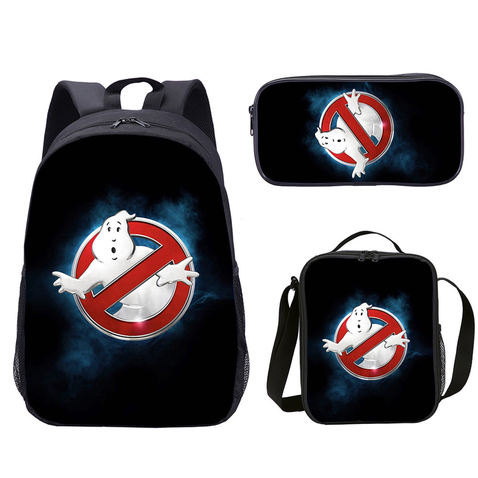 3 in 1 Backpack Set G-Ghostbusters Graphic Book Bag Classic Rucksack ...