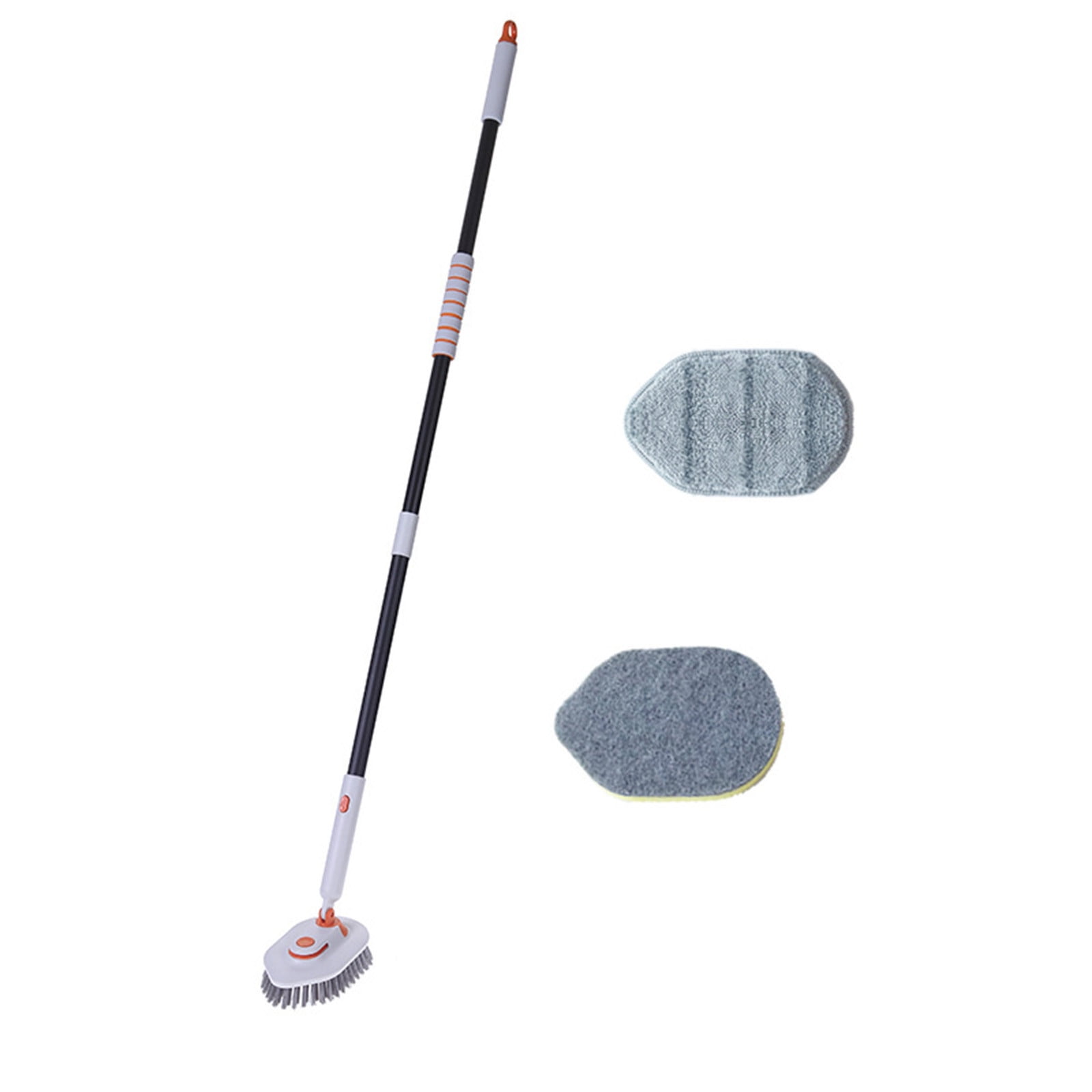 3-in-1 Bathroom Scrubber, Adjustable Rotating Brush, Ergonomic Handle ...