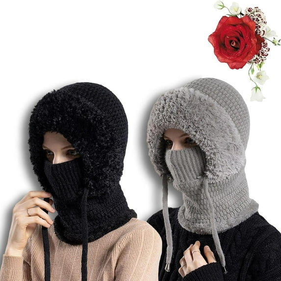 3 in 1 Beanie Hat with Scarf and Mask, Averageon 3 in 1 Beanie Hat for ...