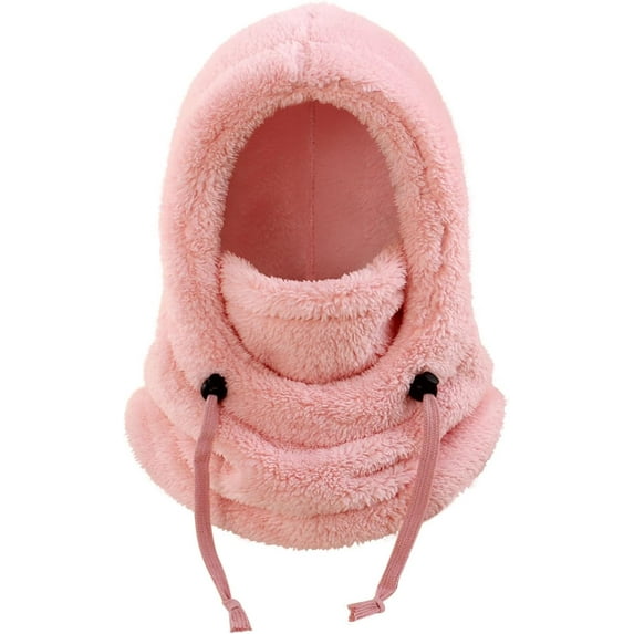 3 in 1 Beanie Hat with Scarf and Mask Unisex Kid Winter Warm Fleece ...