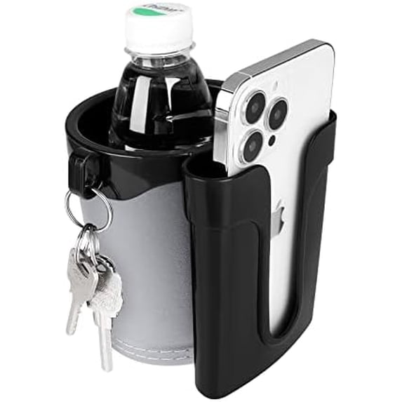 3-in-1 Bike Cup Holder with Cell Phone Keys Holder, Bike Water Bottle ...