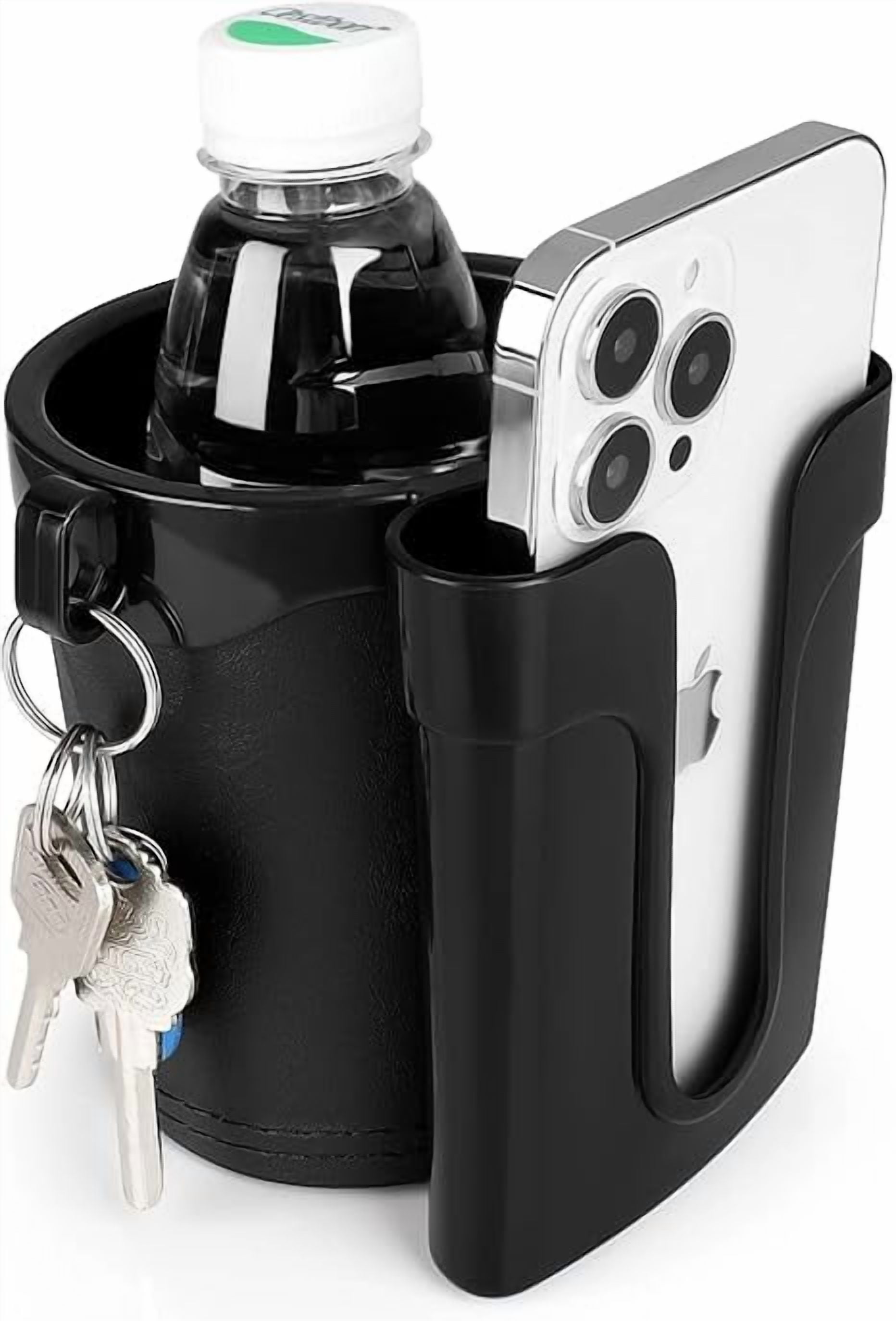 3-in-1 Bike Cup Holder with Cell Phone Keys Holder, Bike Water Bottle ...