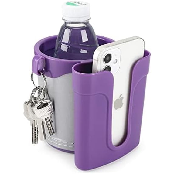 3-in-1 Bike Cup Holder with Cell Phone Keys Holder, Bike Water Bottle ...