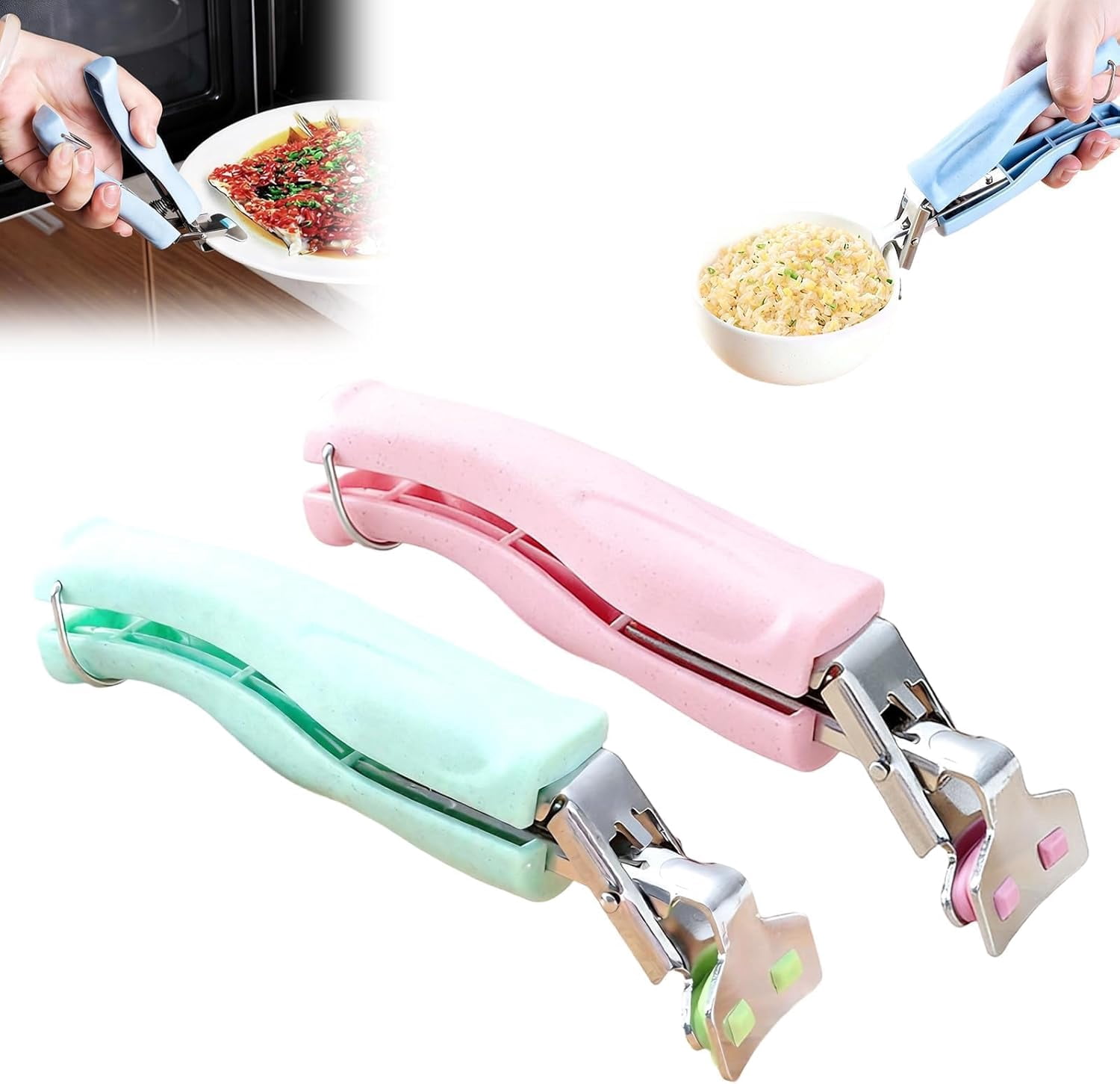 3-in-1 Bowl & Plate Clamp | Multi-Purpose Silicone Anti-Scald Gripper ...