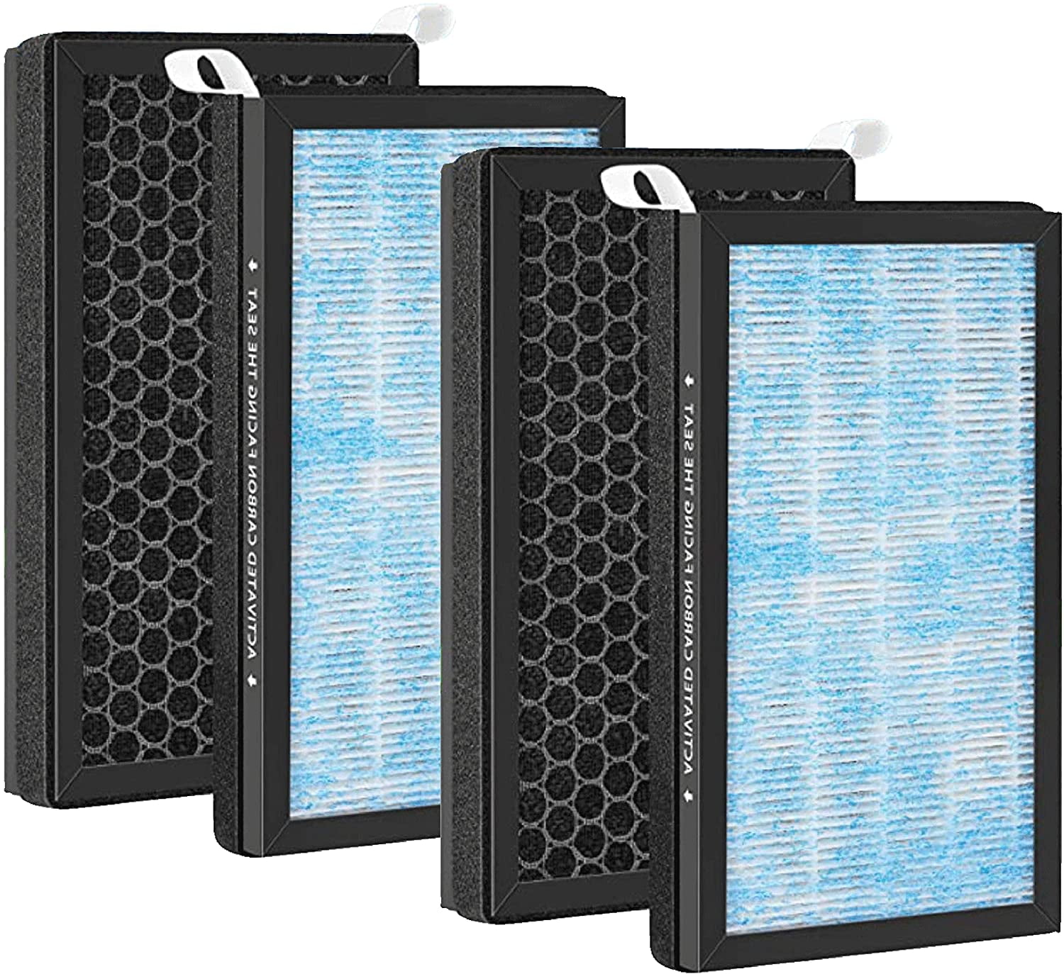 3-in-1 Cabin Intake HEPA Activated Carbon Air Filter Replacement For ...