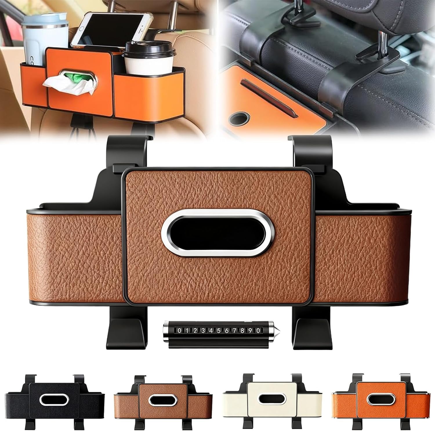 3-in-1 Car Backseat Organizer, 2026 New Multifunctional Car Seat Back ...