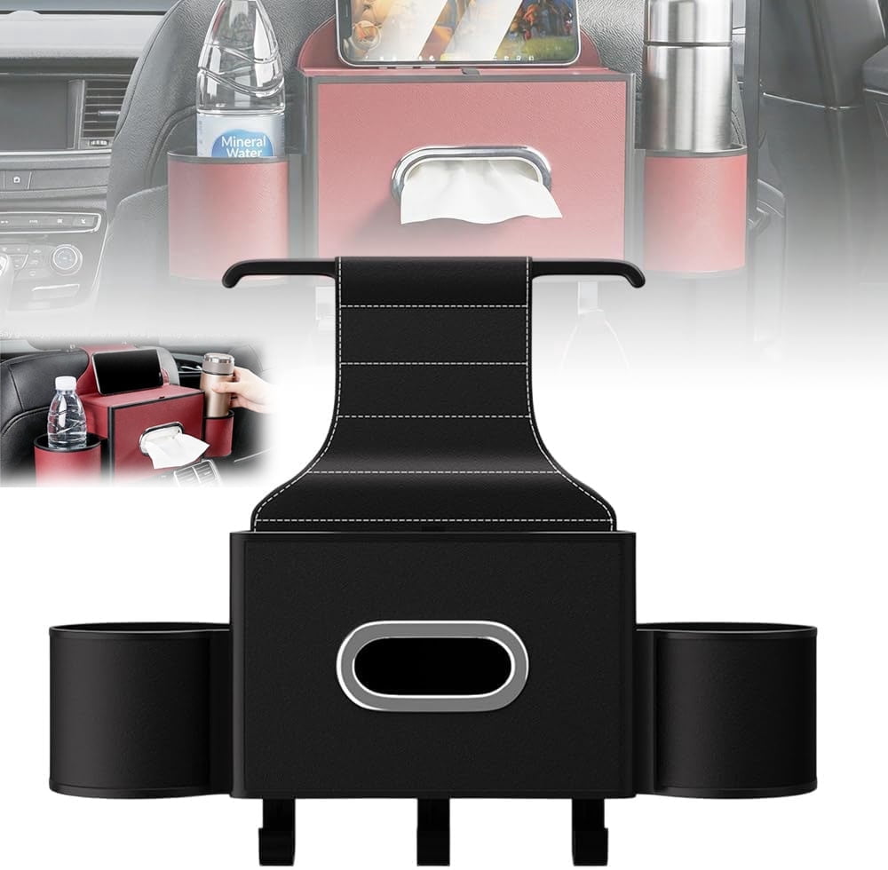 3-in-1 Car Backseat Organizer, Back Seat Car Organizer, with Cup Holder ...