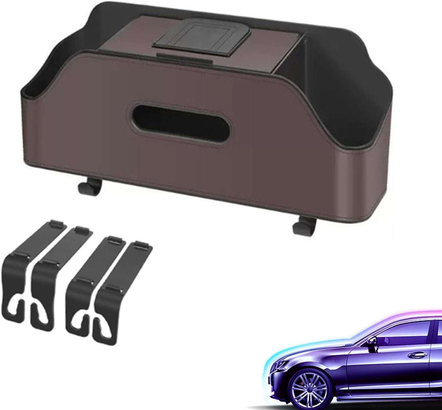 3 in 1 Car Backseat Organizer, Multifunctional Car Back Seat Storage ...