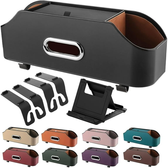 3-in-1 Car Backseat Organizer, Multifunctional Car Seat Back Storage ...