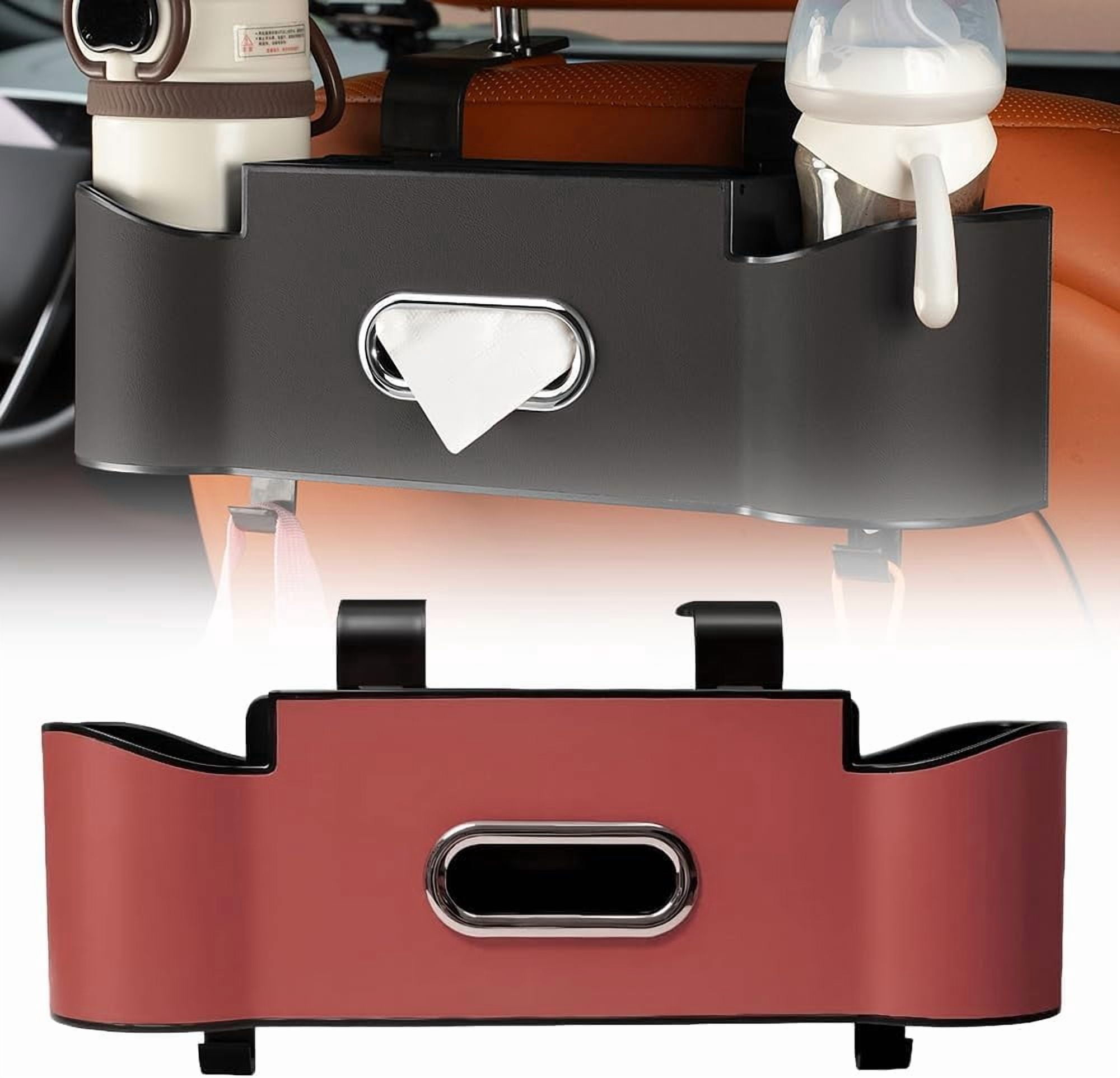 3-in-1 Car Backseat Organizer, Upgrade Seat Back Storage Box with Cup ...