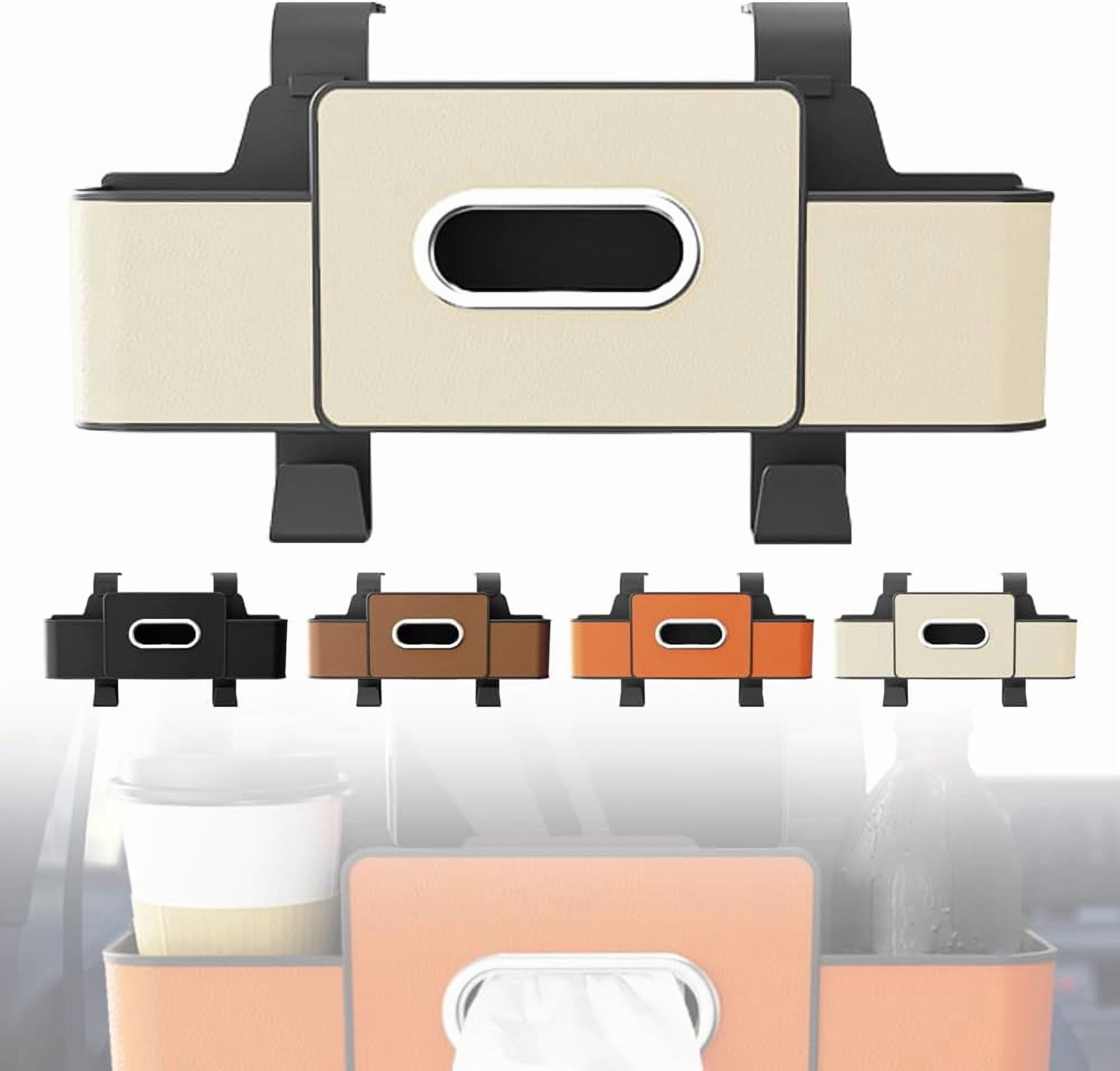 3-in-1 Car Backseat Organizer with Cup Holder, Tissue Box, Trash Bin ...