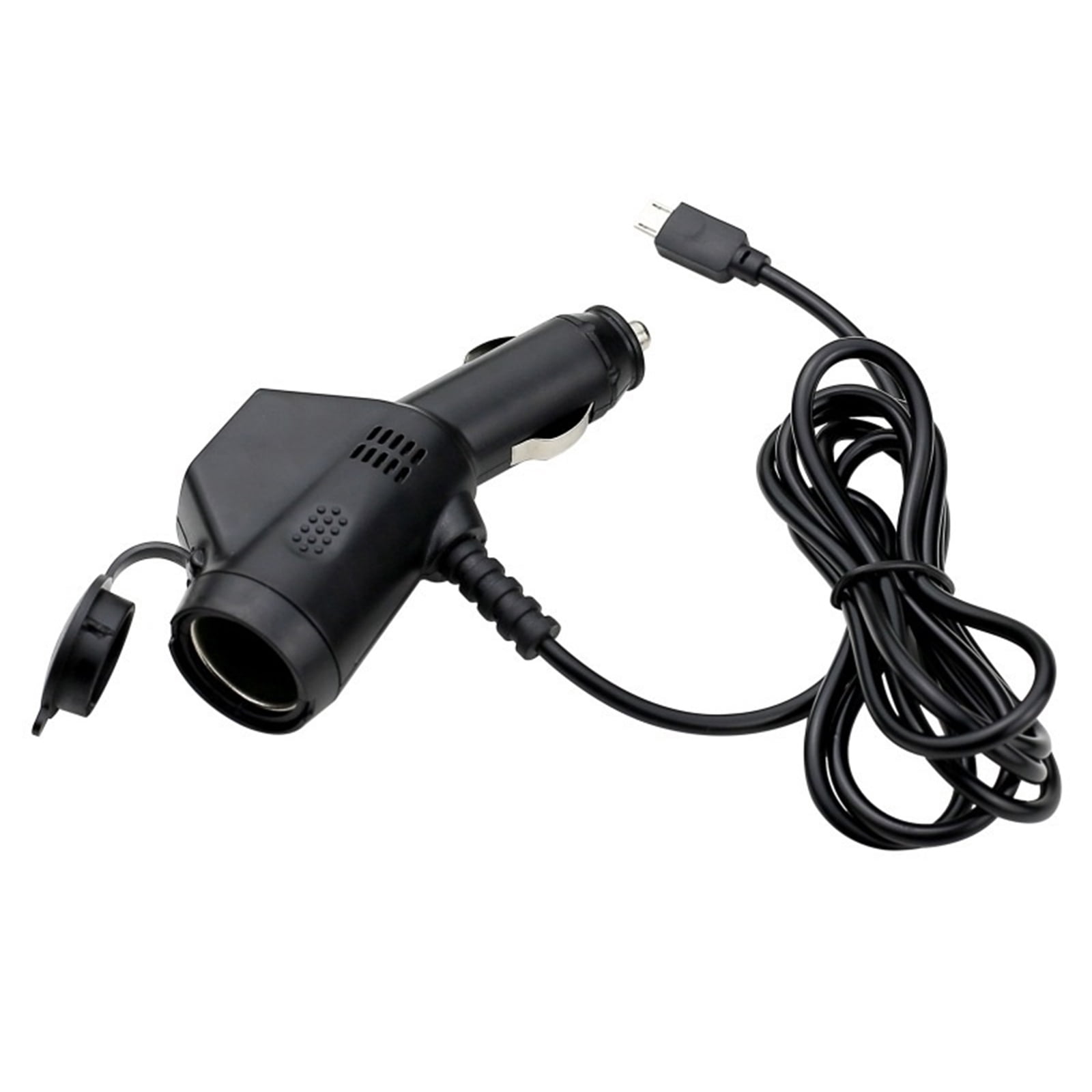 3 in 1 Car Charger with Dual USB Ports and Micro USB Compact, Built-in ...