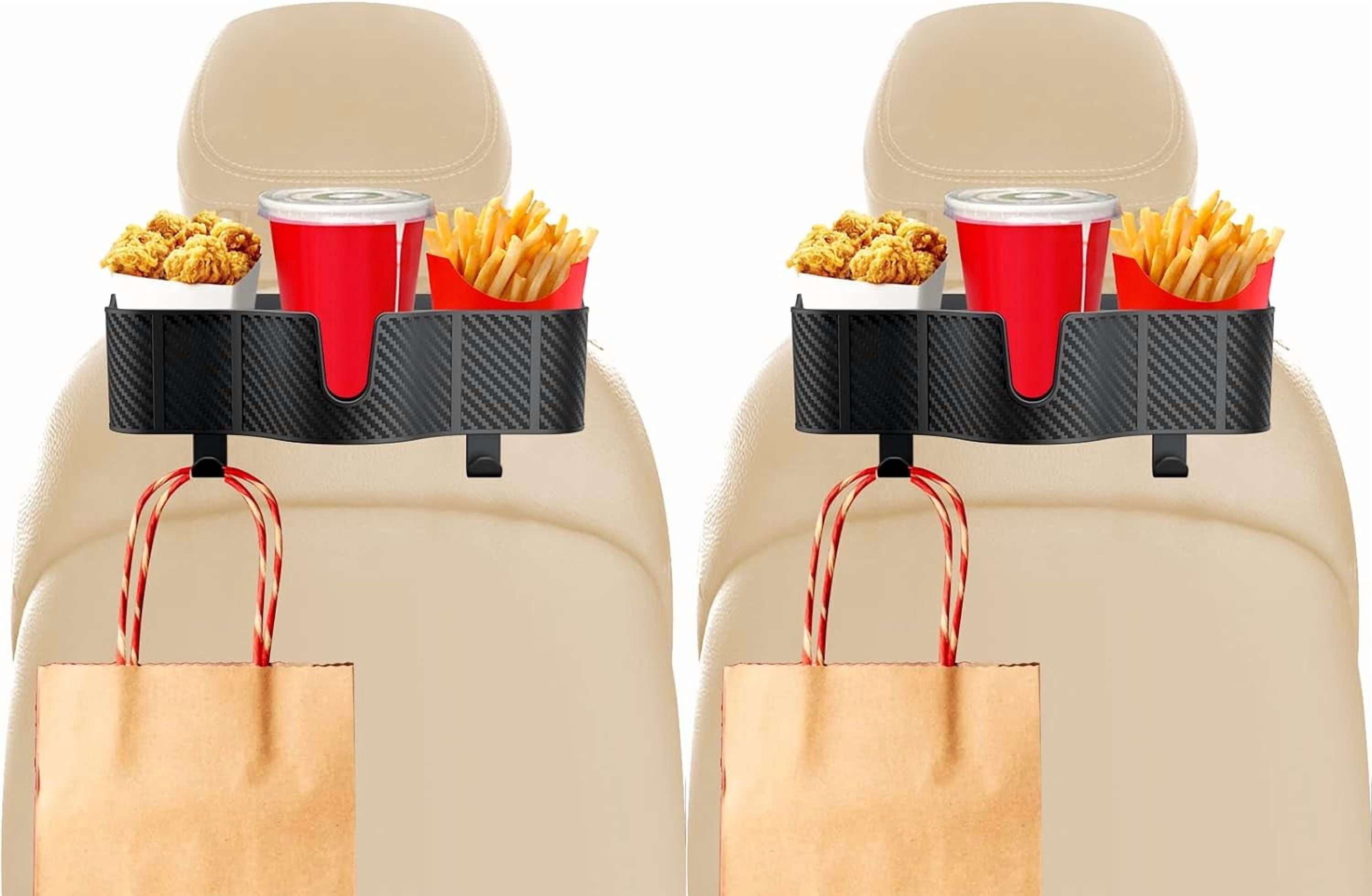 3-in-1 Car Headrest Backseat Organizer with 3.7