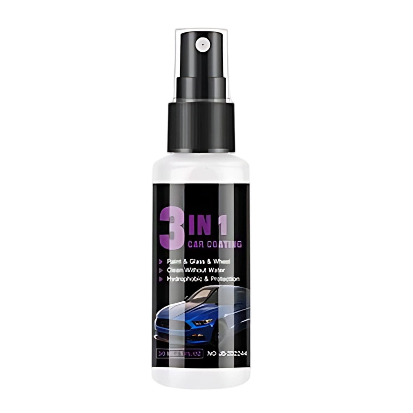 3-in-1 Ceramic Coating Liquid Cleaner for Cars - All-in-One Auto Detailing Solution, 30ml Bottle ...