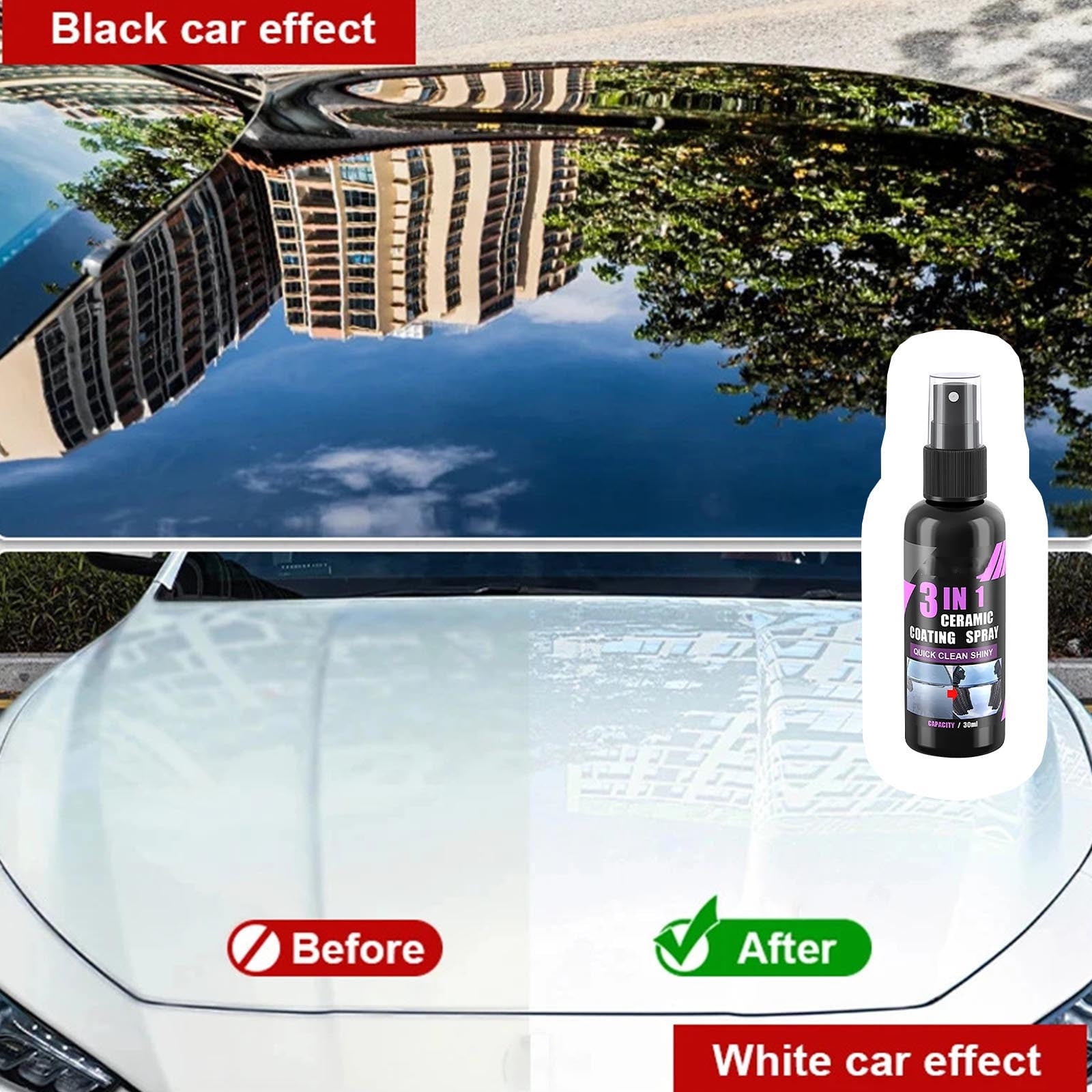 3-in-1 Ceramic Coating Liquid Cleaner for Cars - Superior Protection ...