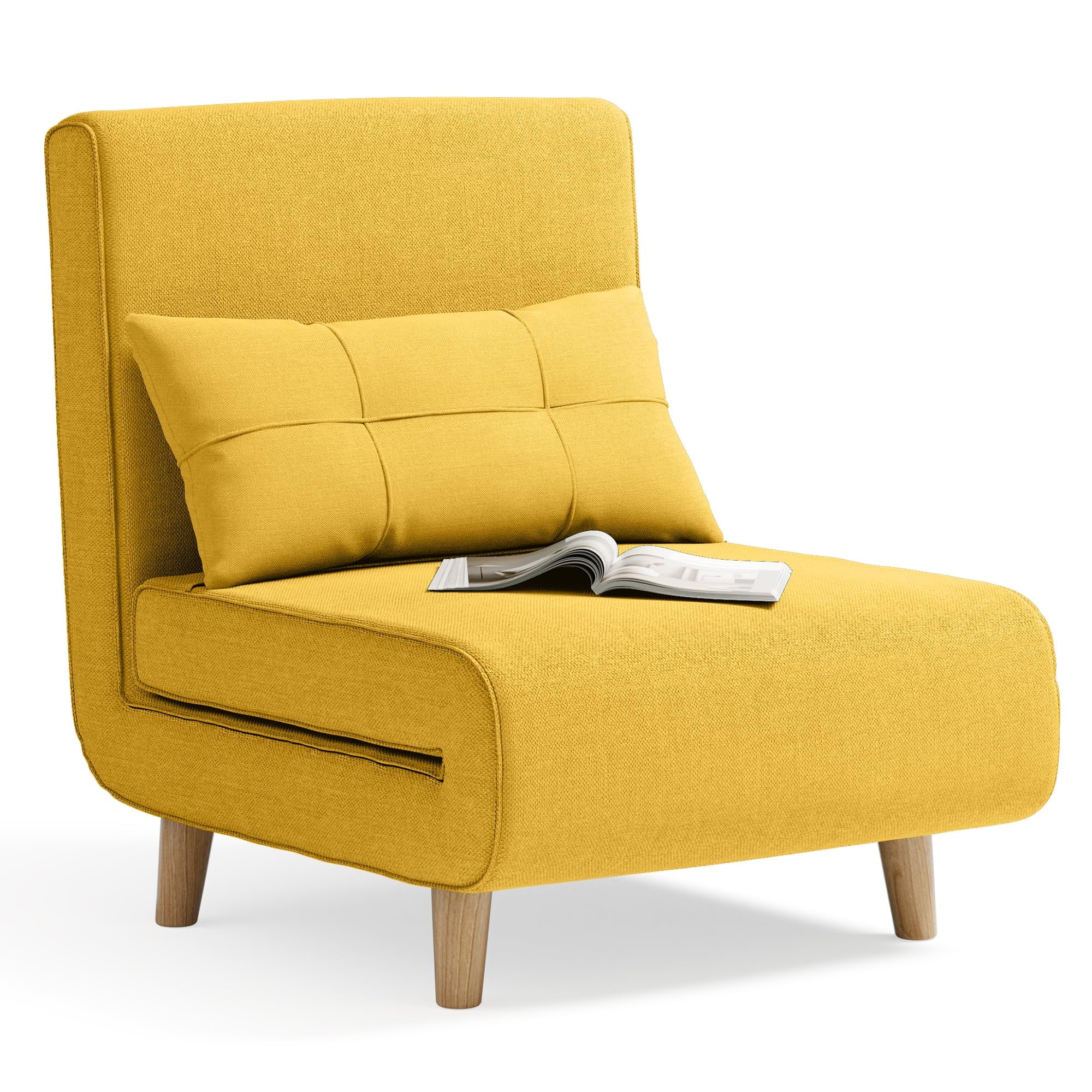 3 in 1 Chair Bed, Lofka Convertible Sleeper Sofa Chair with Adjustable ...