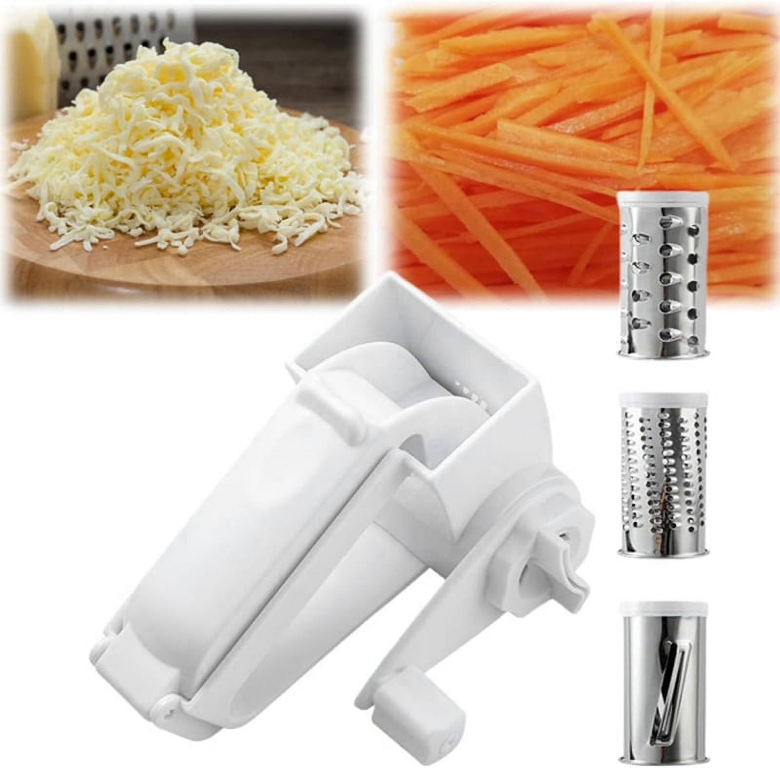Cheese Grater, Grater Hand Crank,Hand Held with Handle - Walmart.com