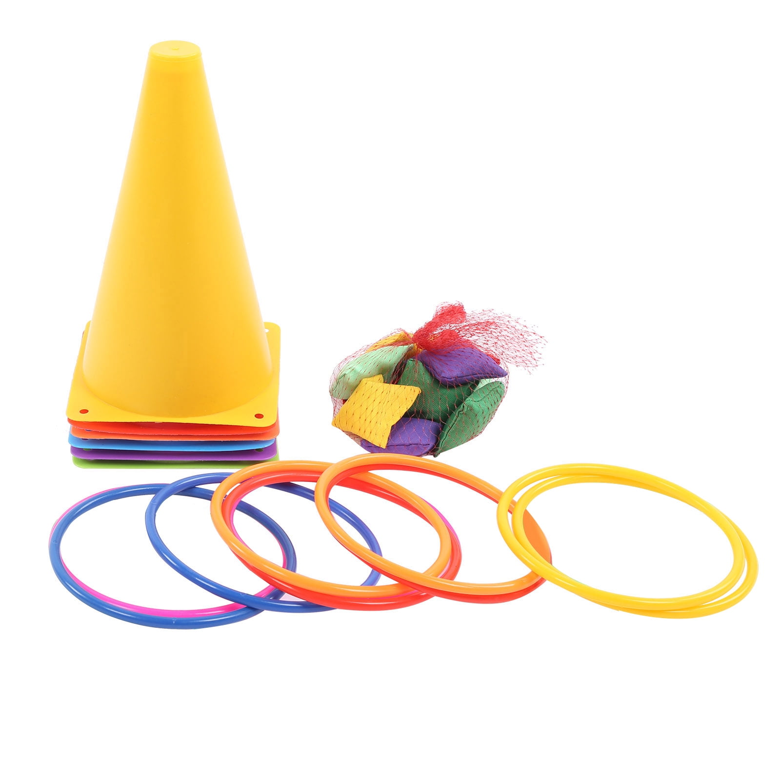 3 in 1 Children Colorful Ring Throwing Toss Game Set Funny Indoor ...