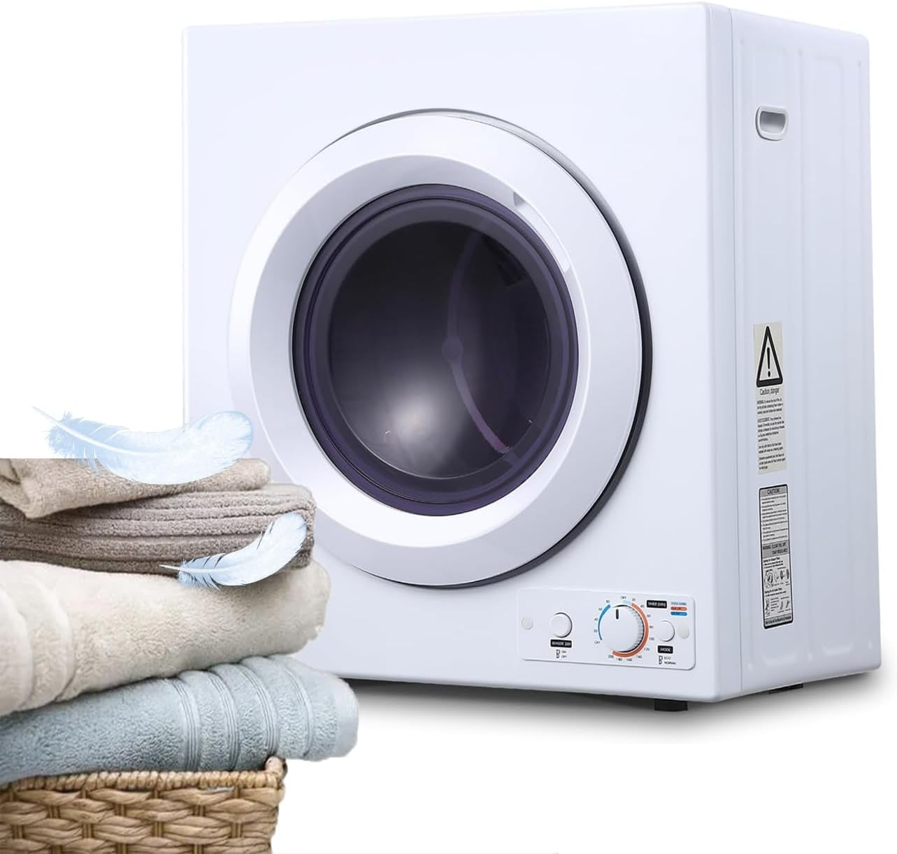 3-in-1 Clothes Dryer 1400W Portable Dryer for Laundry 2.65 Cu. Ft 120V ...