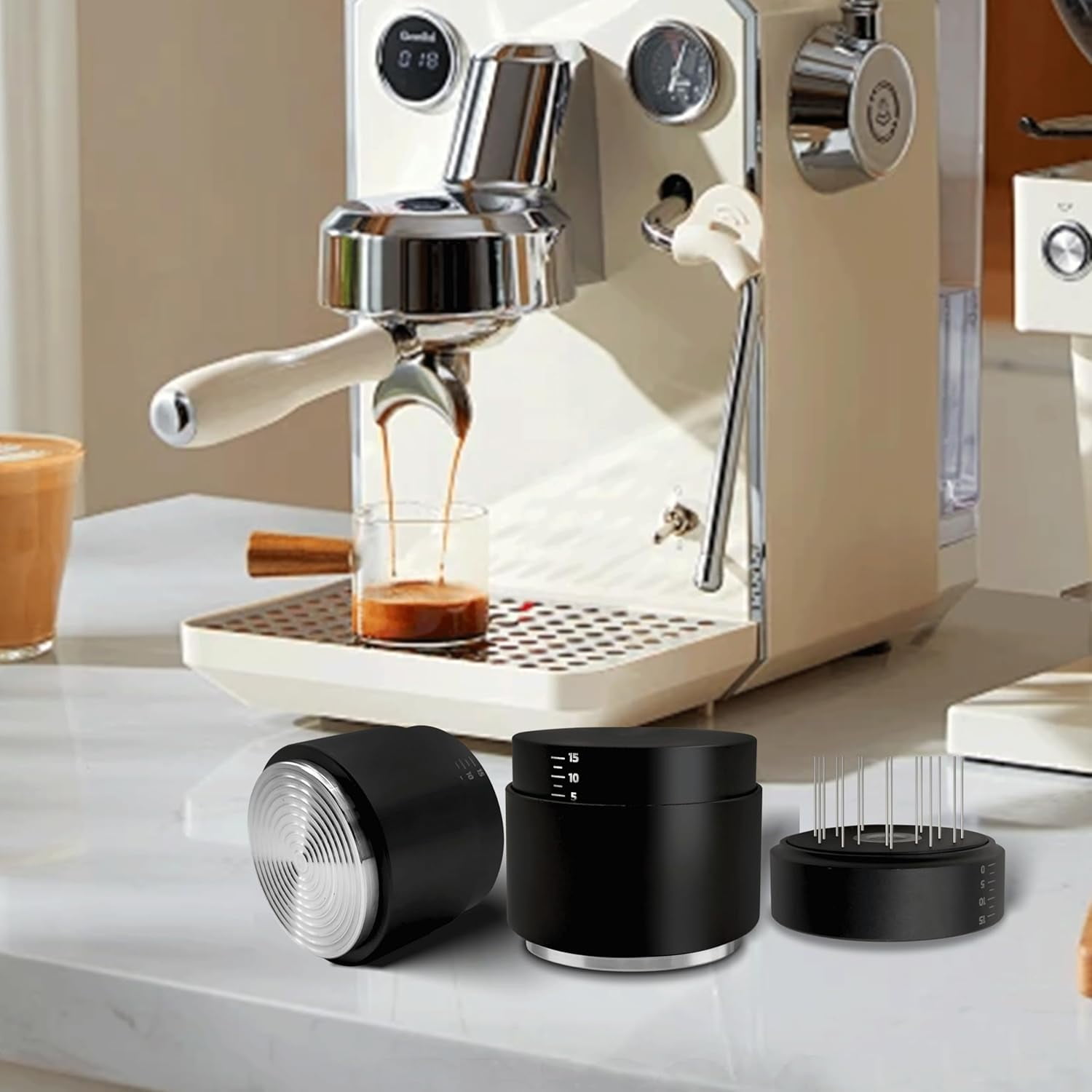 3-in-1 Coffee Distributor and Tamper with Tool – Espresso Distribution ...