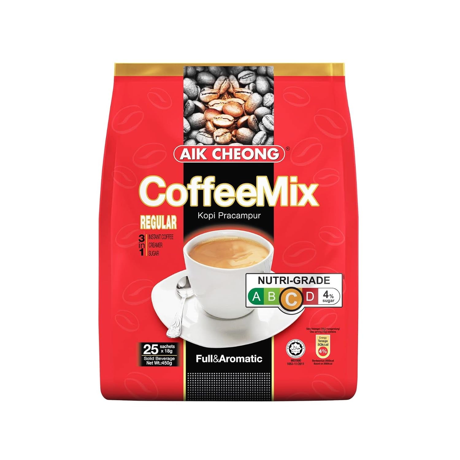 3 in 1 Coffee Mix Campuran Minuman Kopi 600g. (20g.x30 Sachets ...