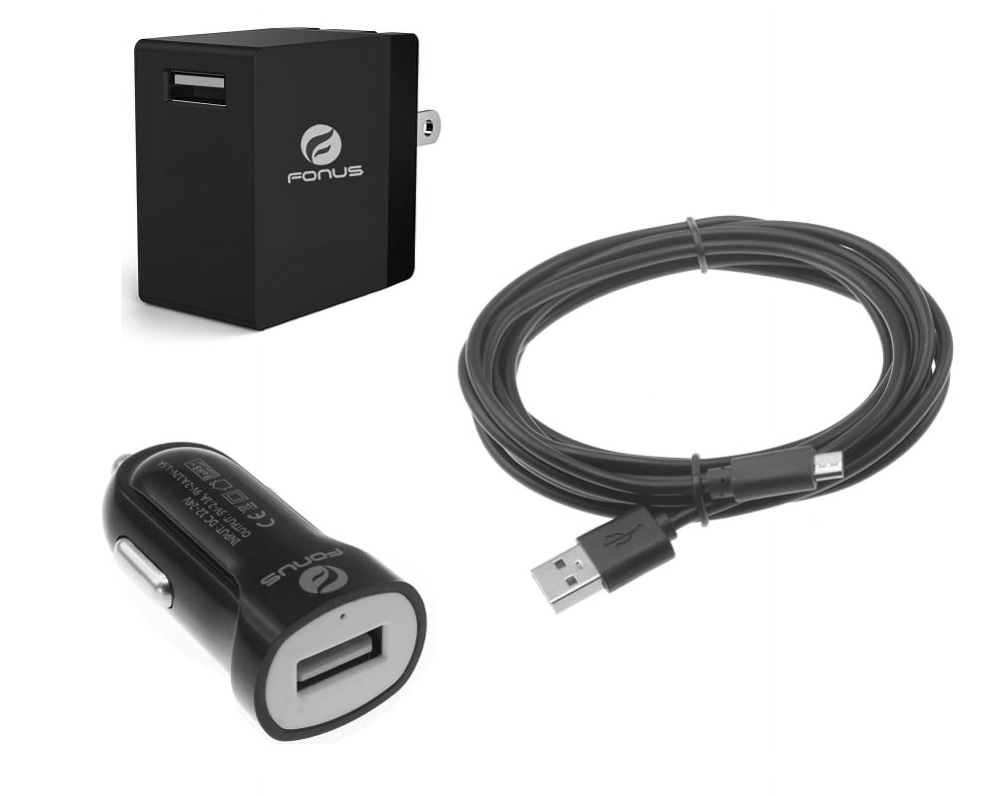 3-in-1 Combo Adaptive Fast Home Car Charger 6ft Long USB Cable Y3Z for ...