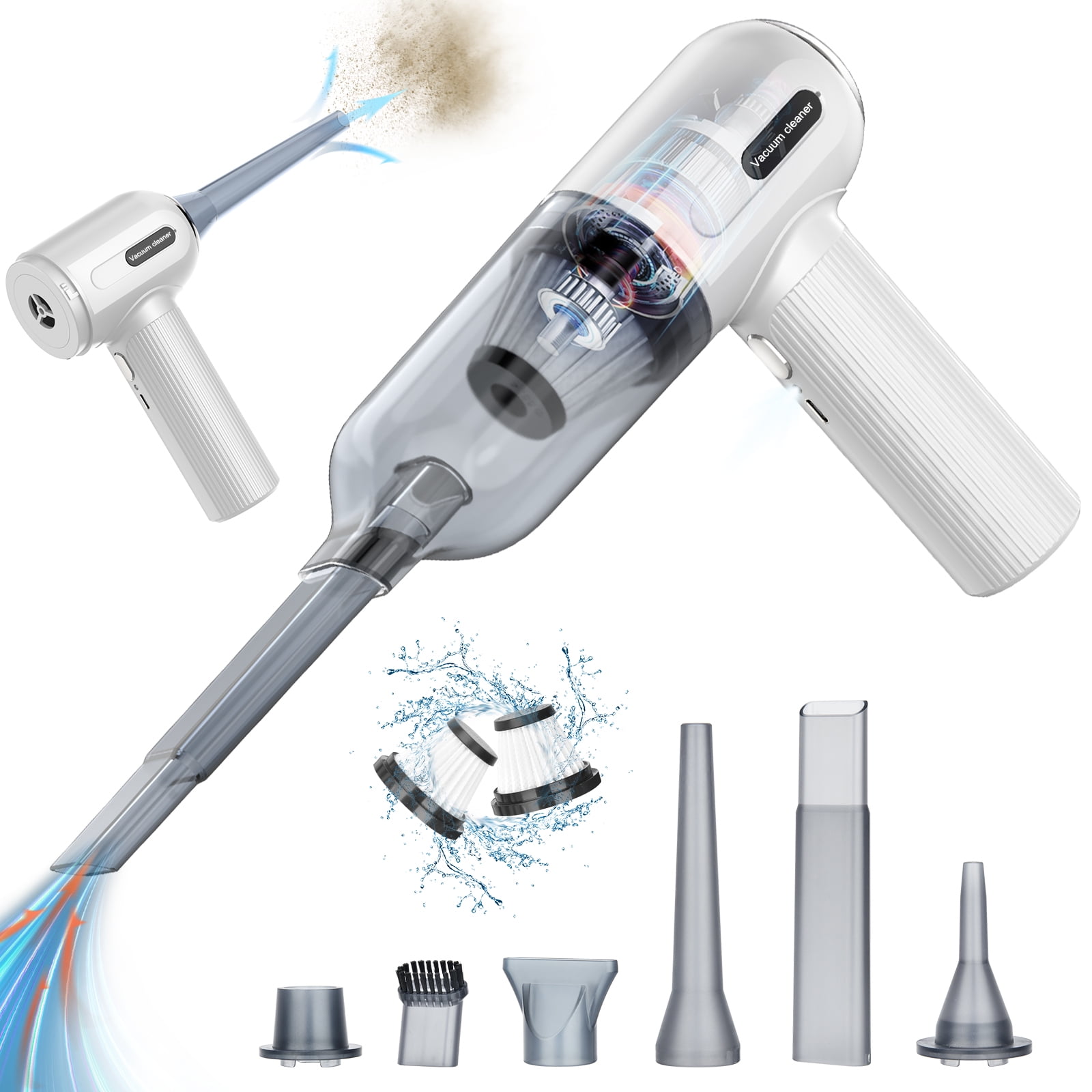 Tiazhan 3-in-1 Computer Vacuum Cleaner - Air Duster for Keyboard ...