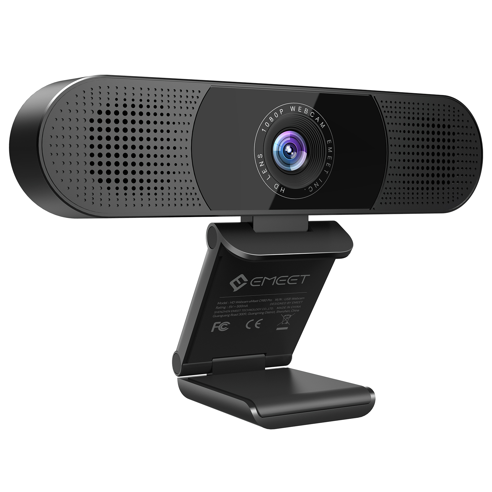 Blackmore 1080p Webcam With Built-in Pcm Microphone, Black - Walmart.com